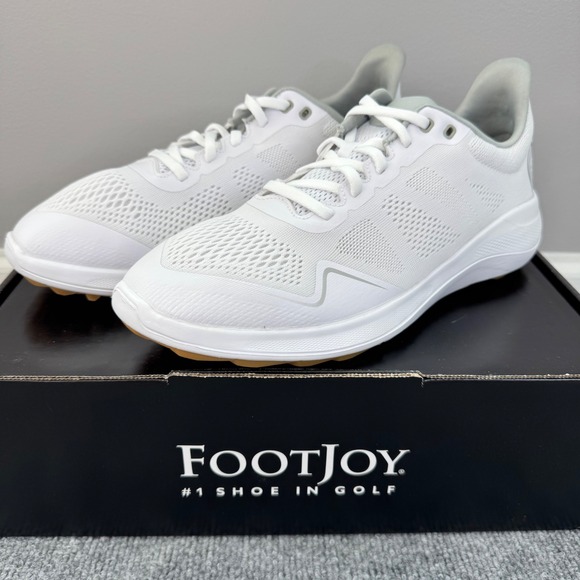FootJoy | Shoes | Footjoy Fj Flex Golf Shoes Mens 9 White Lightweight ...